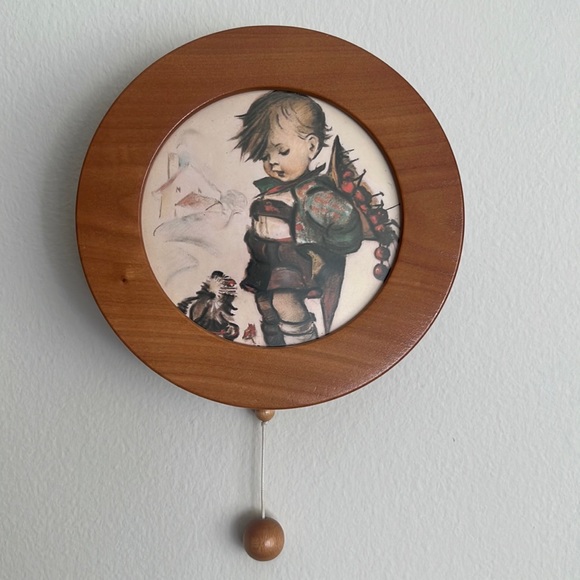 Hummel | Accents | Vintage Hummel Wall Music Box Pull String Song ...